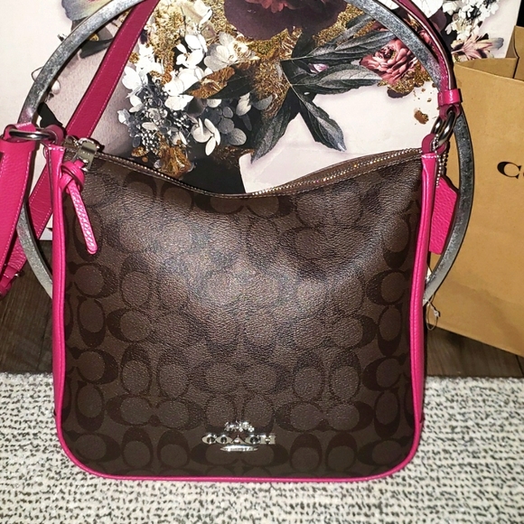 Coach | Bags | Coach Monogram Color Block Handbag | Poshmark